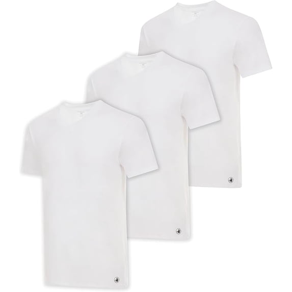Body Glove Mens 3-Pack Micro Modal V-Neck T Shirts, Cool Plain ...