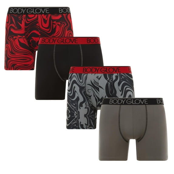 Body Glove Mens Boxer Briefs, Dry Fit Performance Underwear, Breathable ...