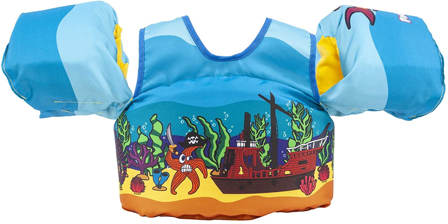 Body Glove Paddle Pals Life Jacket USCG Approved, Kids Swim Vest, 30 to ...