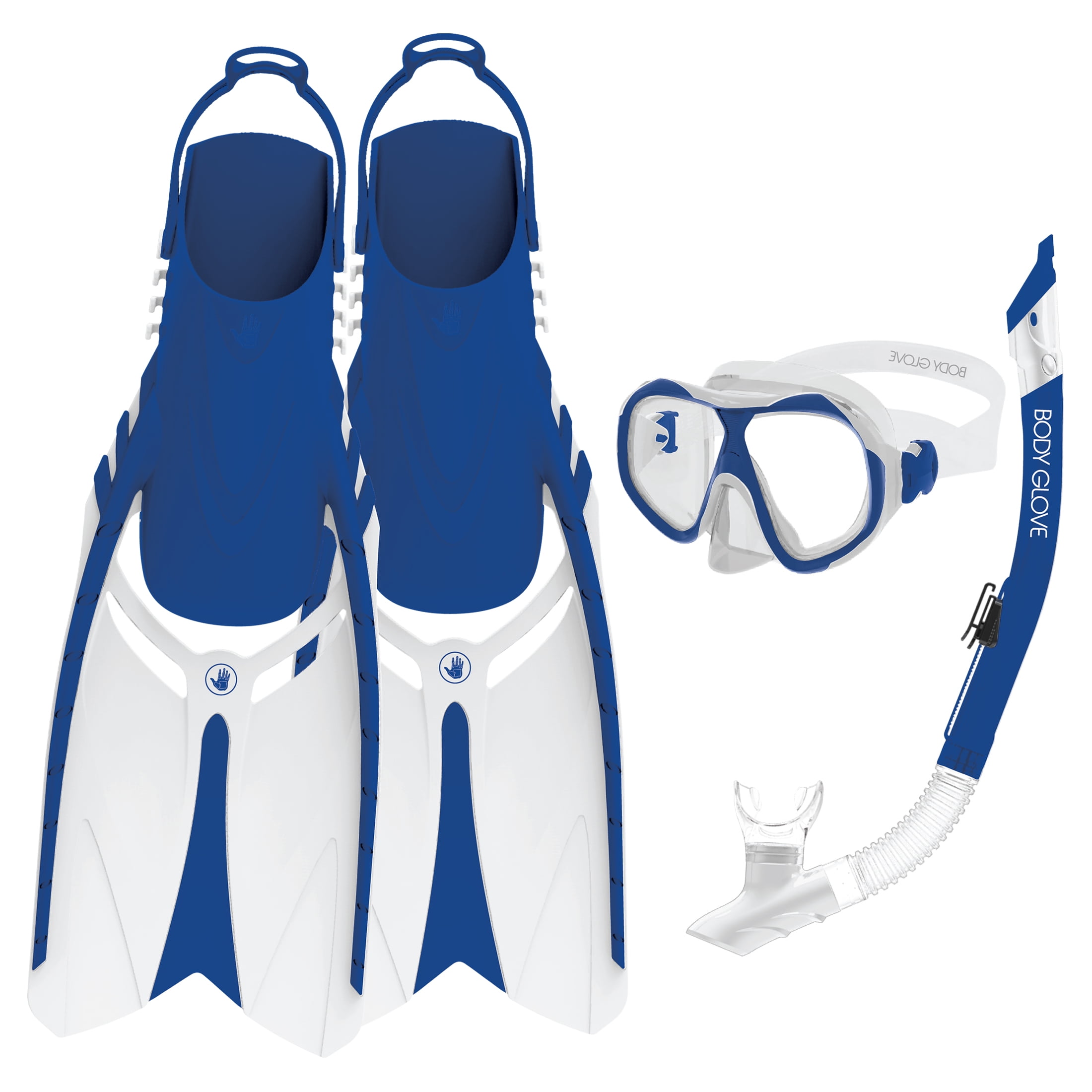 Body Glove Snorkeling Set Travel Bag Dive Mask And Snorkel And Fins Set ...