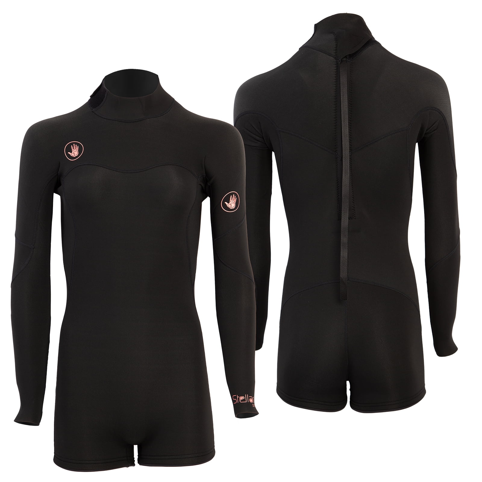 Body Glove Stellar 2mm 3/4 Size Womens Back Zip Springsuit Boy Leg ...
