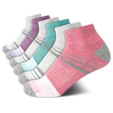 Body Glove Girls' Socks - 10 Pack Performance Cushion Athletic Quarter ...
