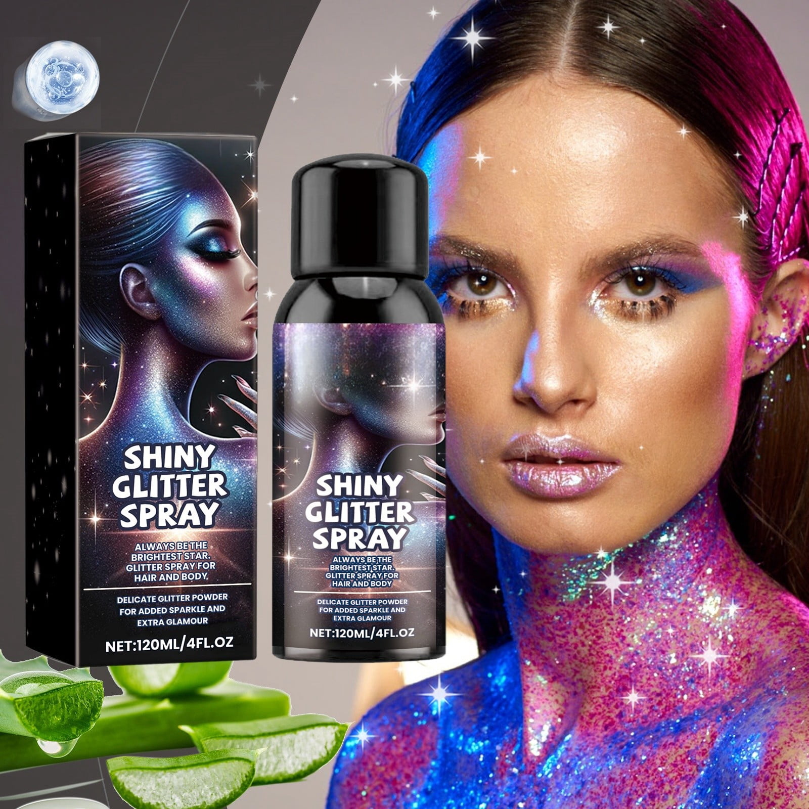 Body Glow Spray Hair Glow Spray Body Glow Spray Prom Festive Carnival ...