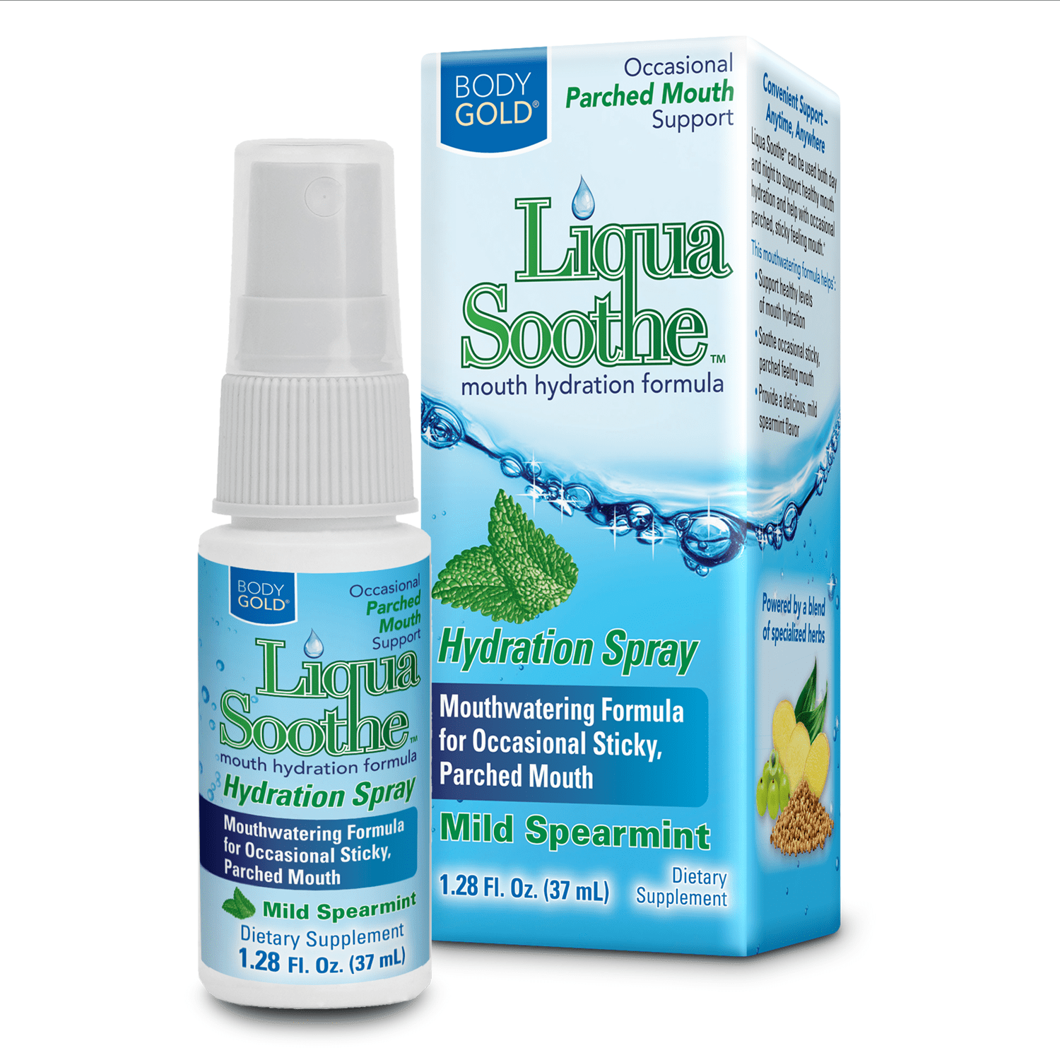 Body Gold Liqua-Soothe Parched Mouth Soothe 1.28 oz Liquid - Walmart.com