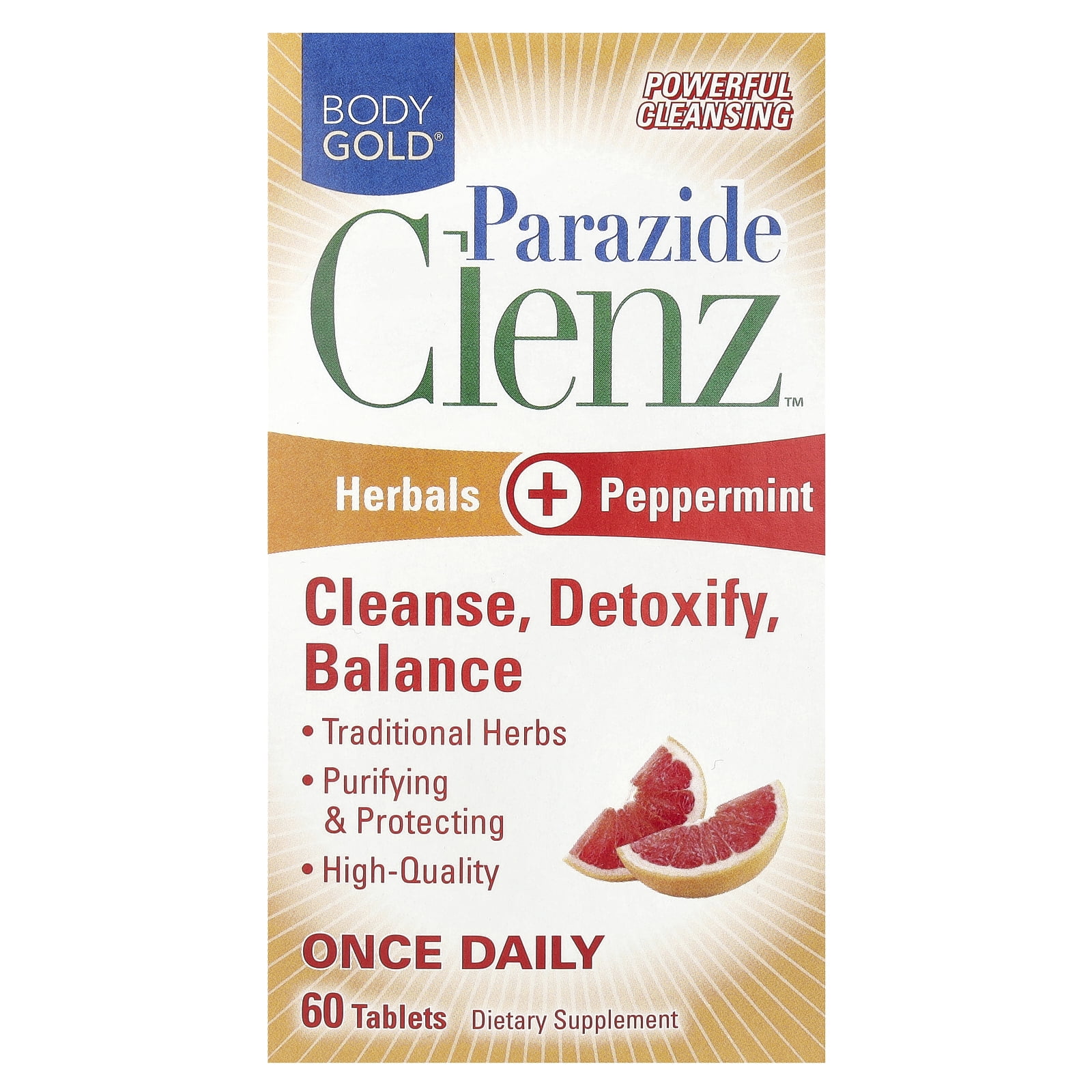 Body Gold Parazide Clenz Herbals & Peppermint | Wormwood Blend for ...