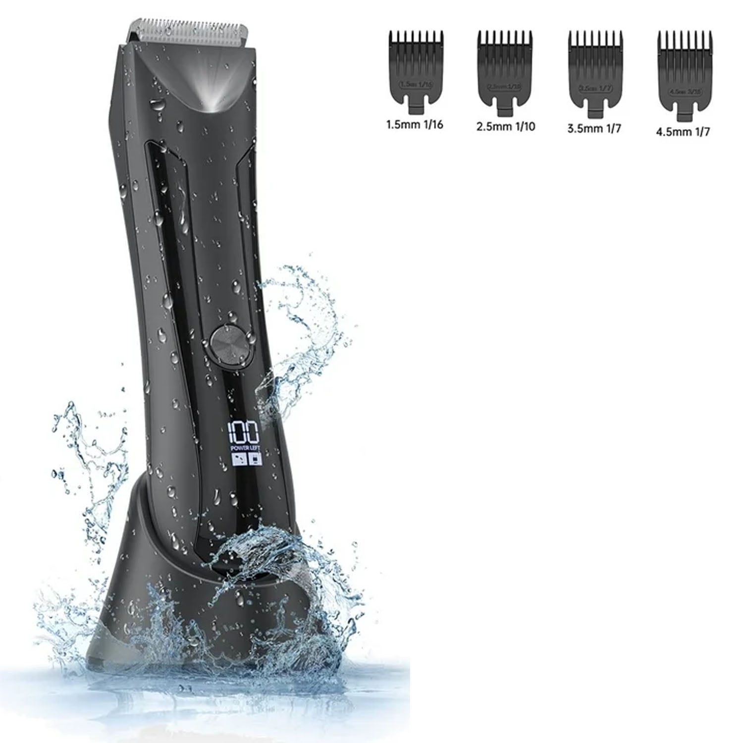 Body Hair Trimmer Clipper, Electric Groin Bikini Ball Shaver Razor ...