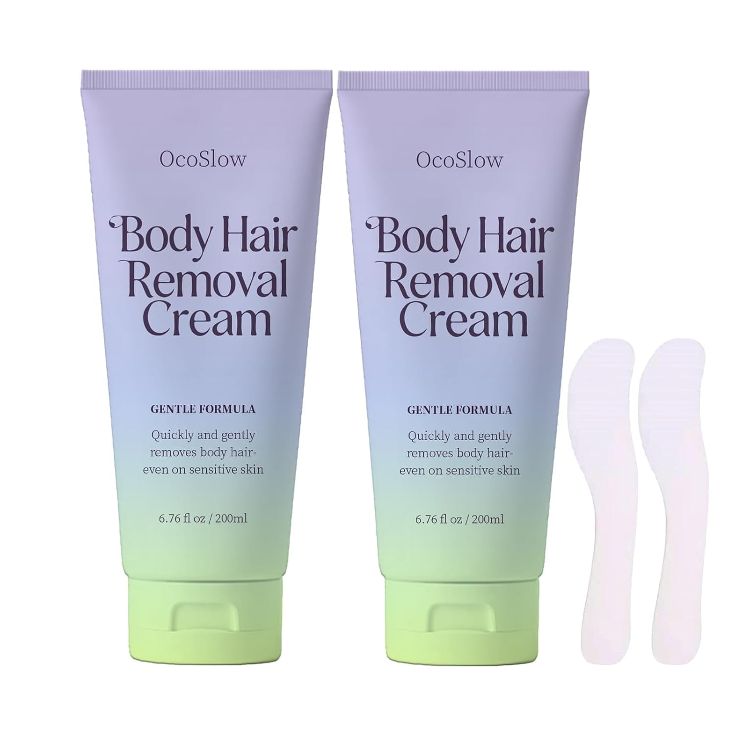 Body Hair Removal Cream with Spatula Applicator, Gentle Formula, Safe ...