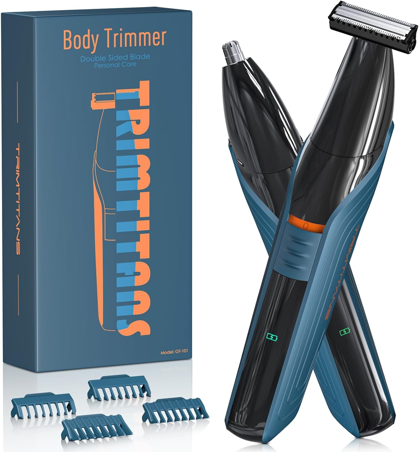 Body Hair Trimmer for Men, Mens Body Groomer with Beard Trimmer & Nose ...