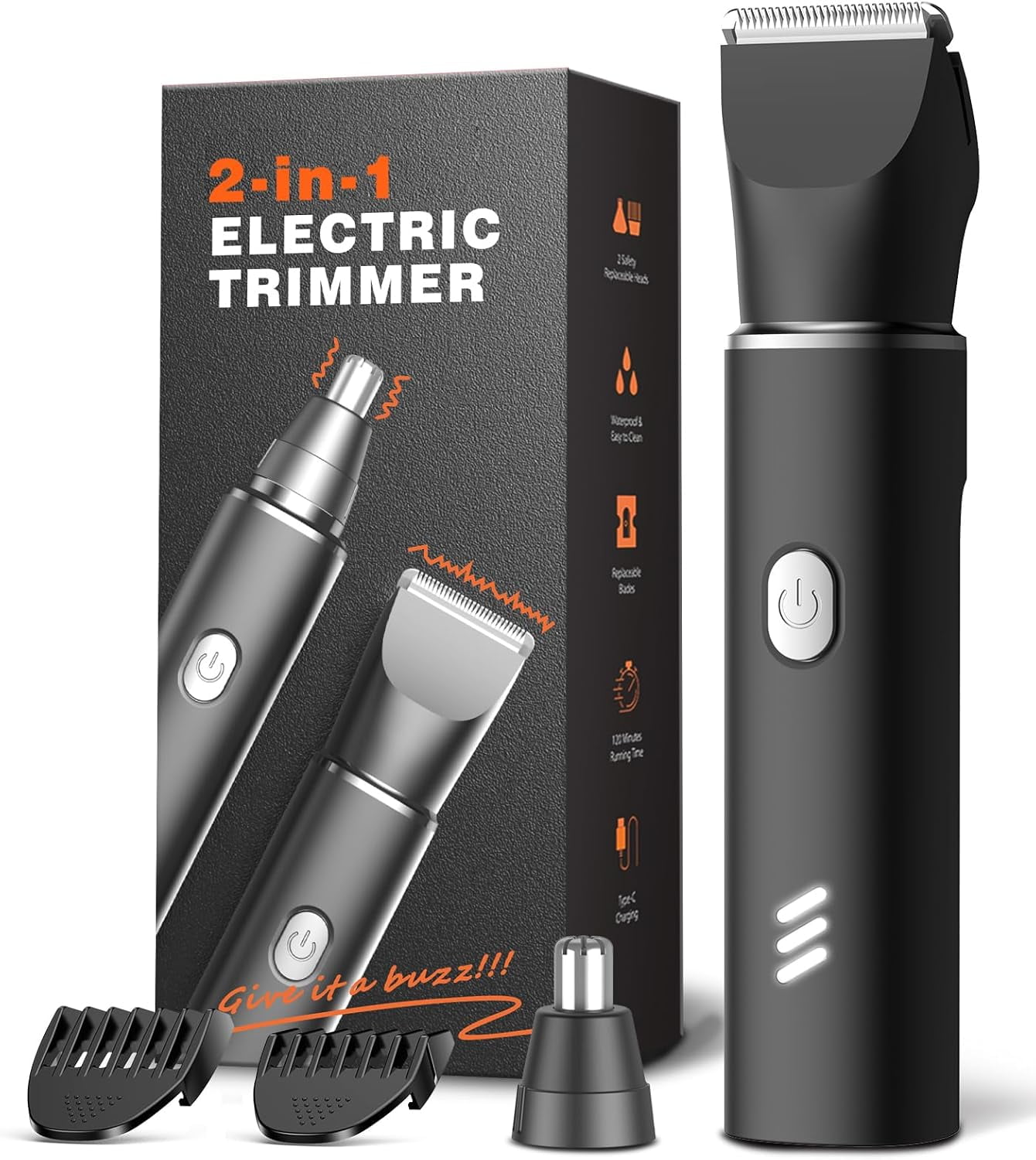 Body Hair Trimmer for Men: Manscape Electric Razor, Versatile Beard ...