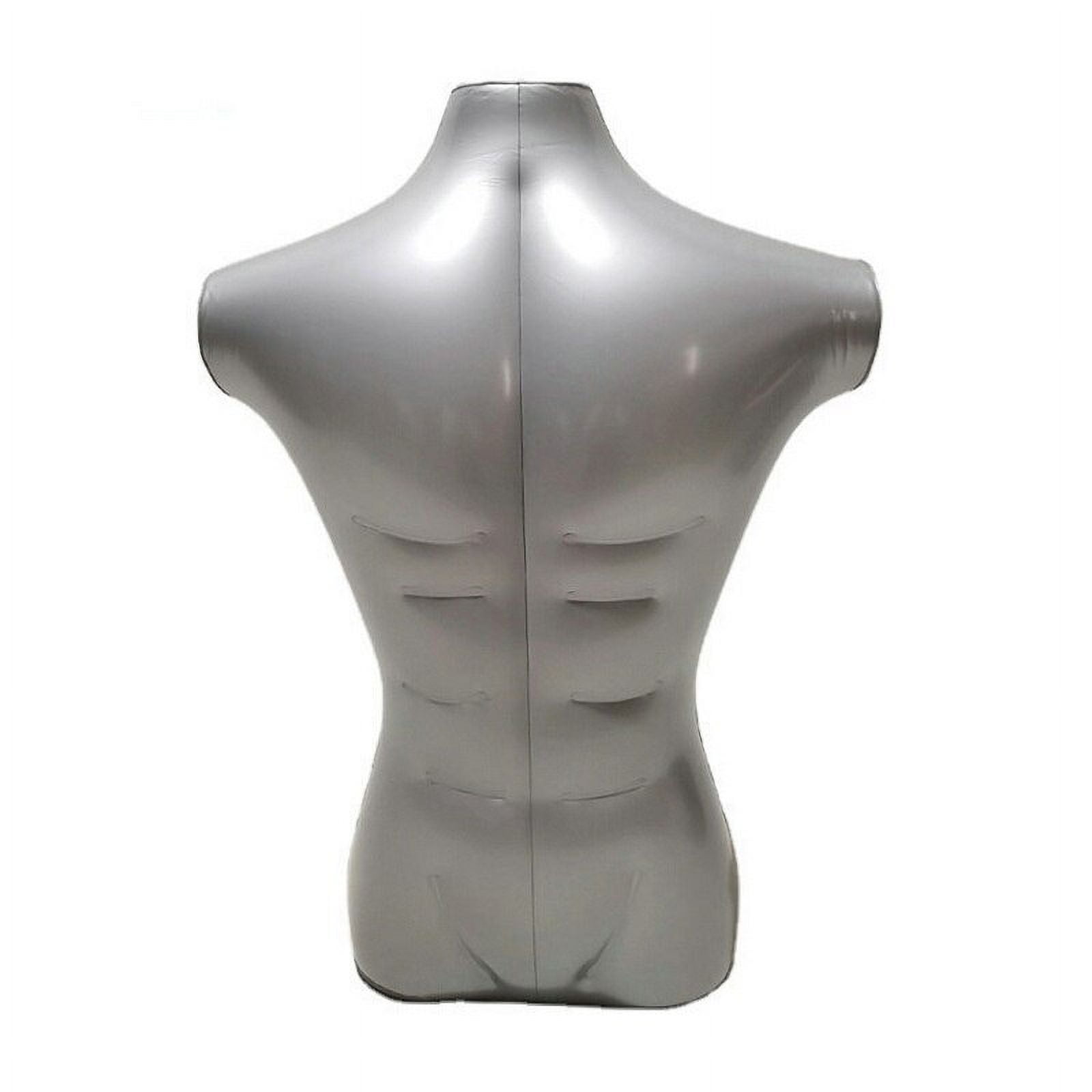 Body Inflatable PVC Mannequin Plastic Male Inflatable Men Torso Form ...