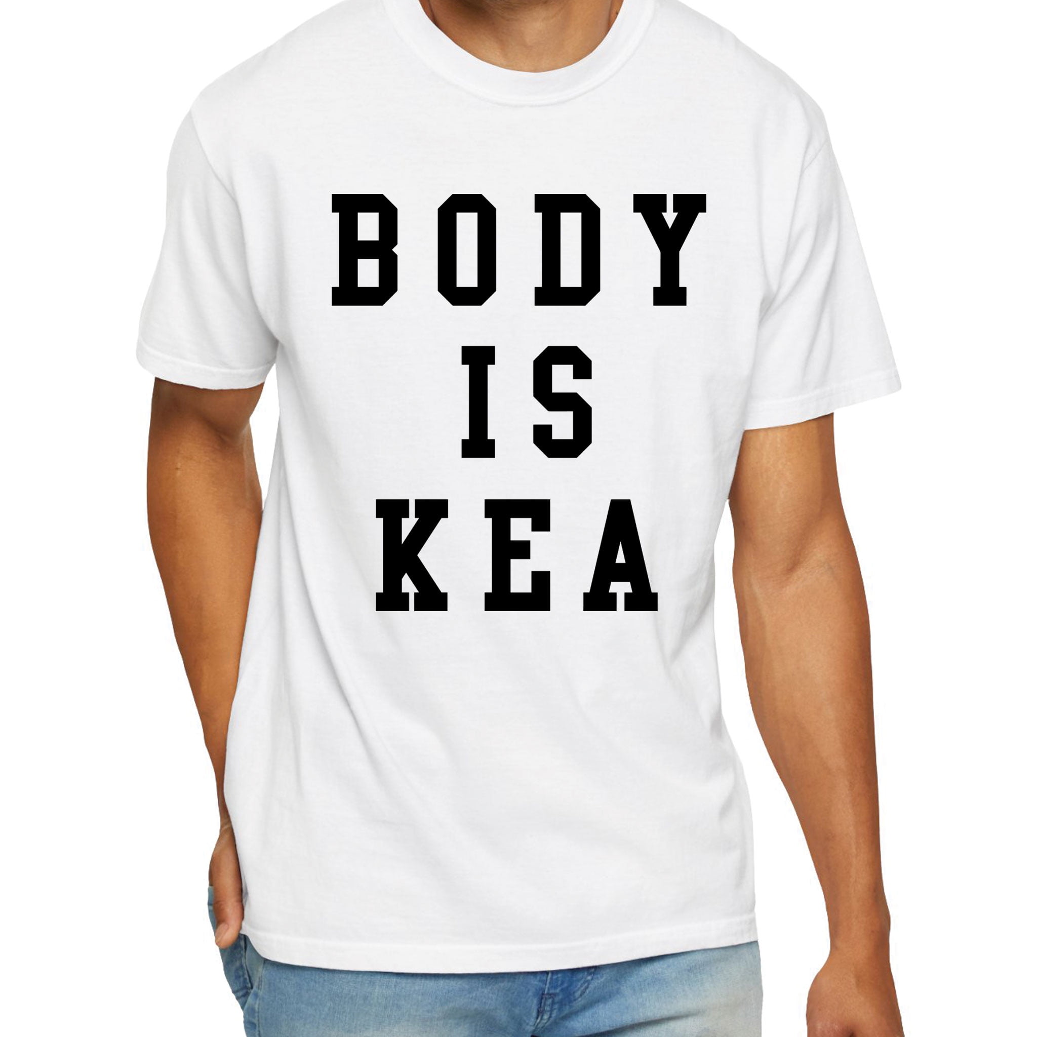 Body Is Kea T-Shirt – Funny Streetwear Graphic Tee - Walmart.com
