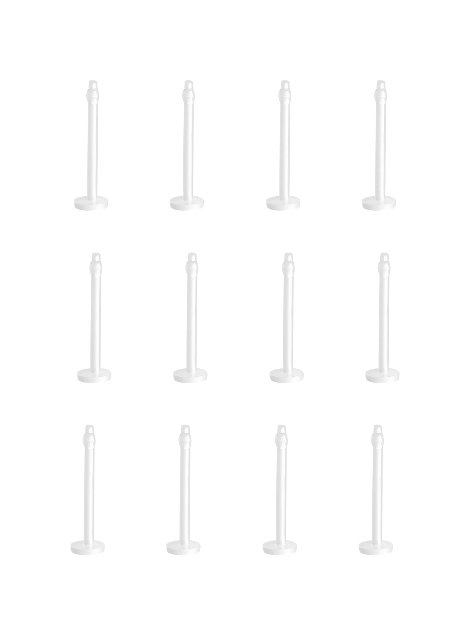 Body Jewelry Women's 22g Clear Retainer Nose 12pk - Walmart.com