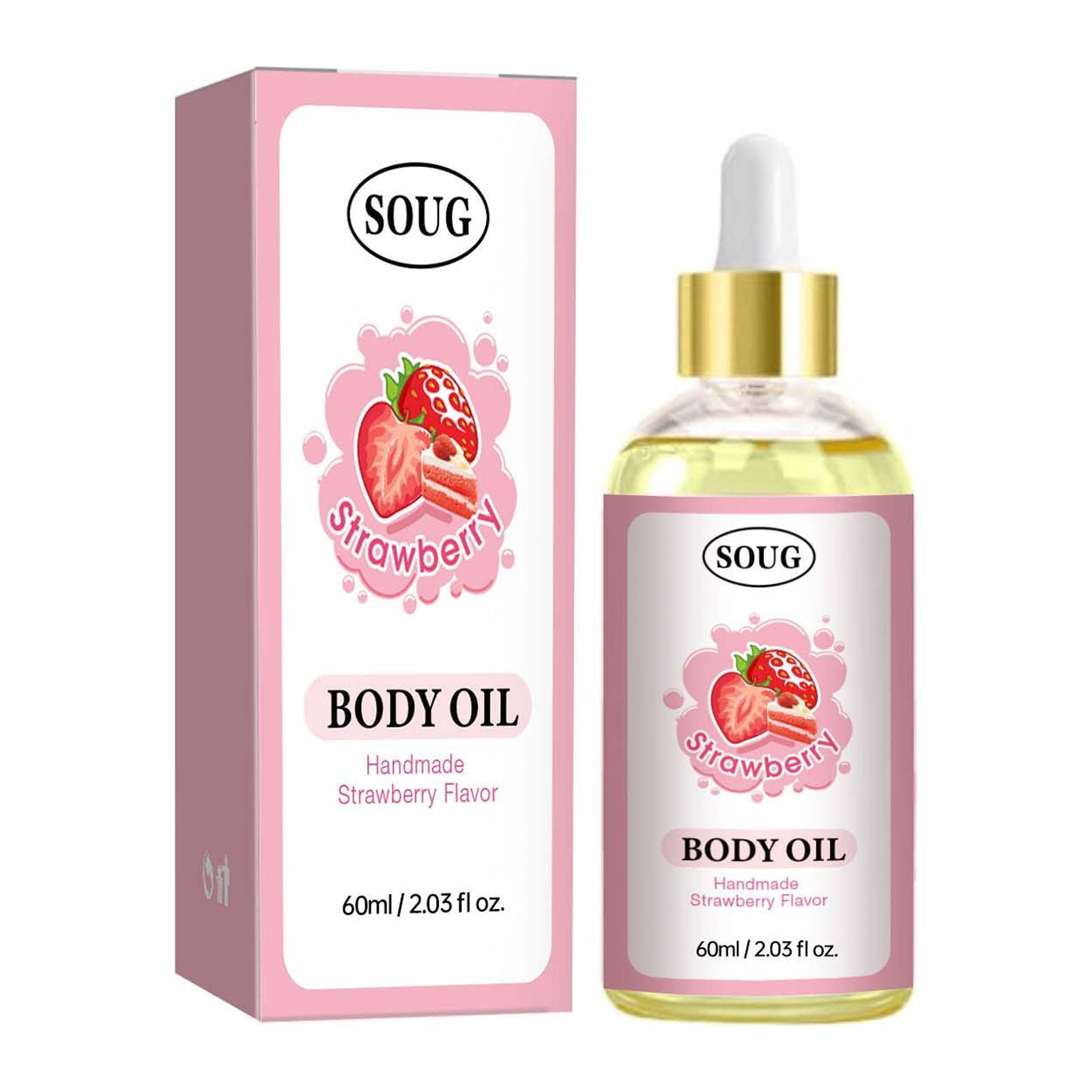 Body Juice Oil, Body Oil Scented Handcrafted, Body Juice Oil Strawberry ...