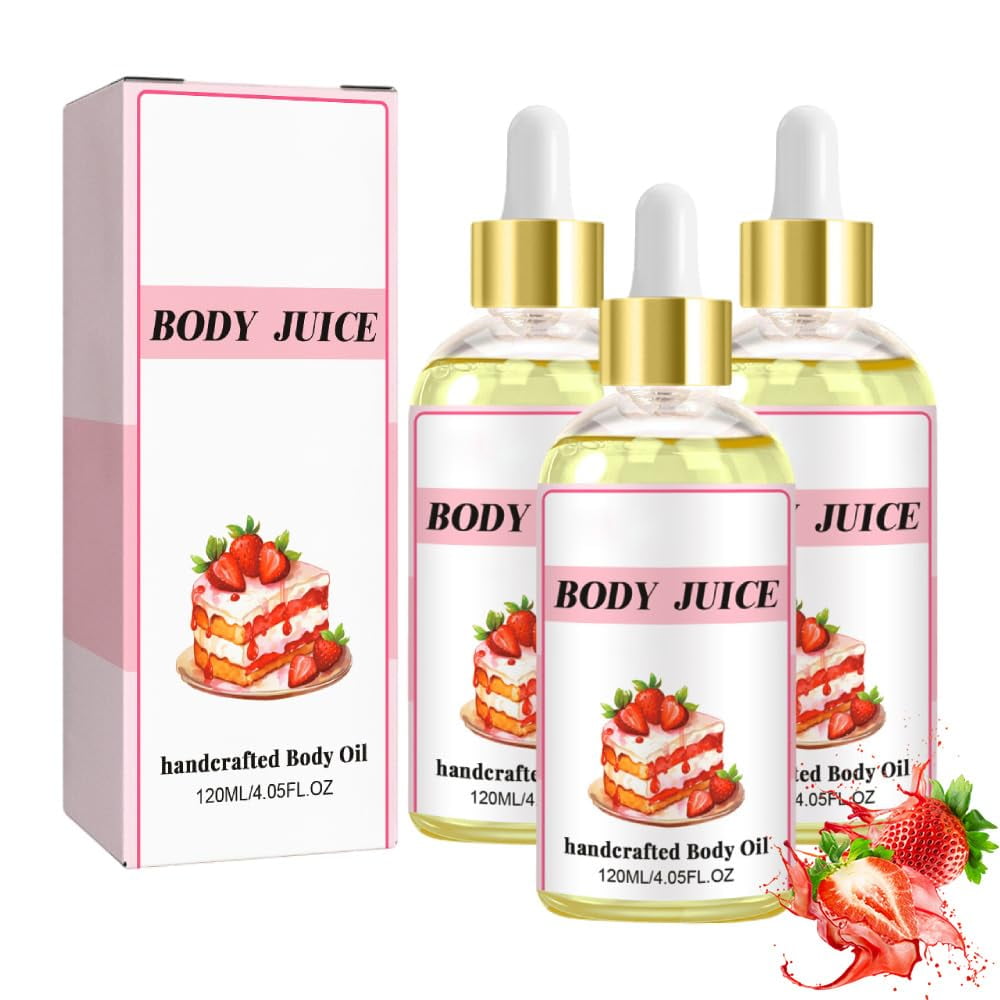 Body Juice Oil, Strawberry Shortcake Body Oil, Strawberry Body Oil ...