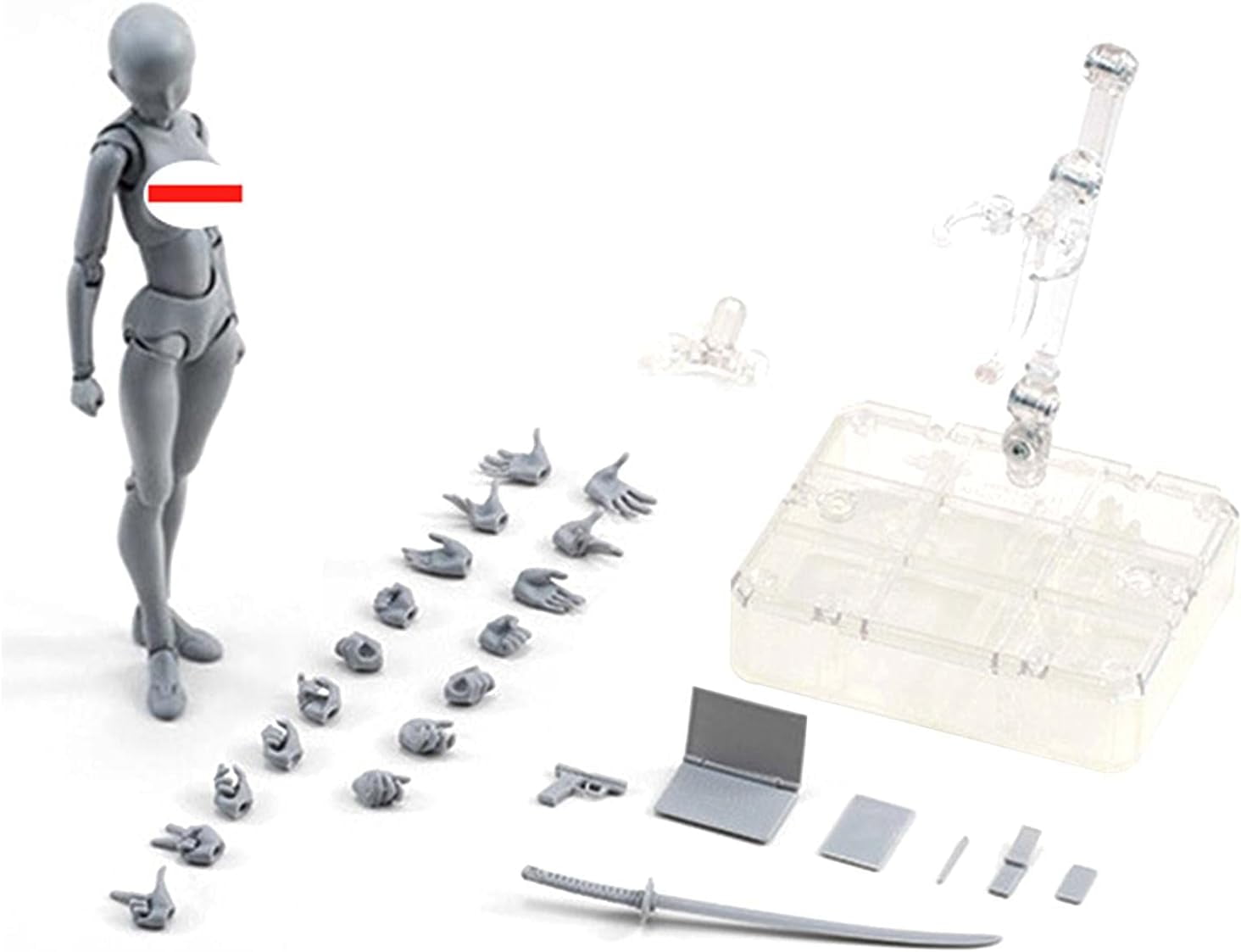 Body Kun Action Figures | Body Kun DX Set | Movable Joints Flexible ...