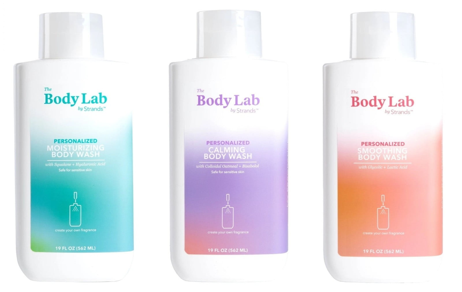 Body Lab Moisturizing BodyWash Multipack-Moisturizing-Smoothing-Calming ...