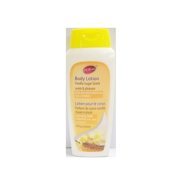 Purest Body Lotion Vanilla Sugar 532ml Pack of 3 Hypoallergenic ...