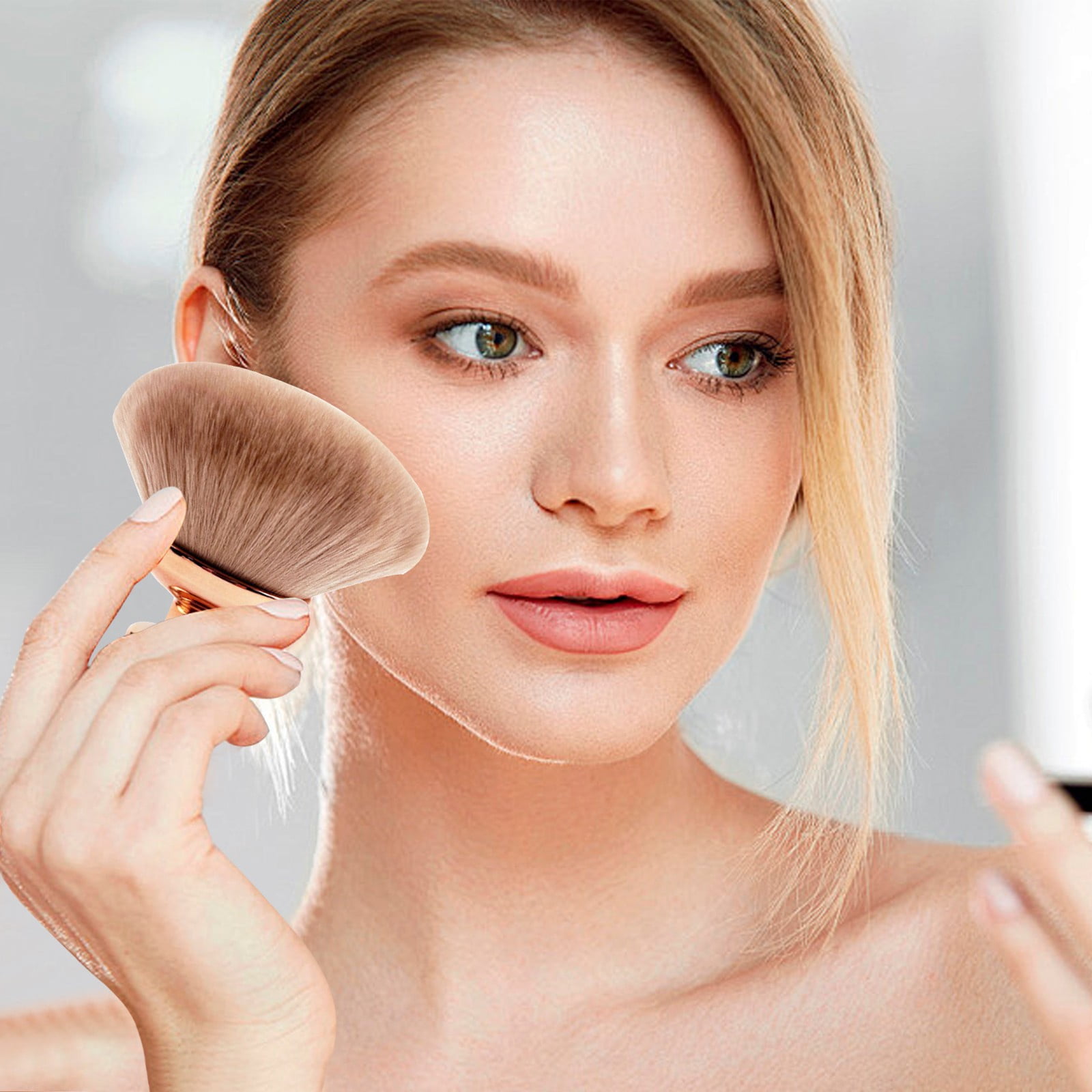 Body Makeup Brush for Self Tanner & Bronzer – Extra Large Kabuki Brush ...