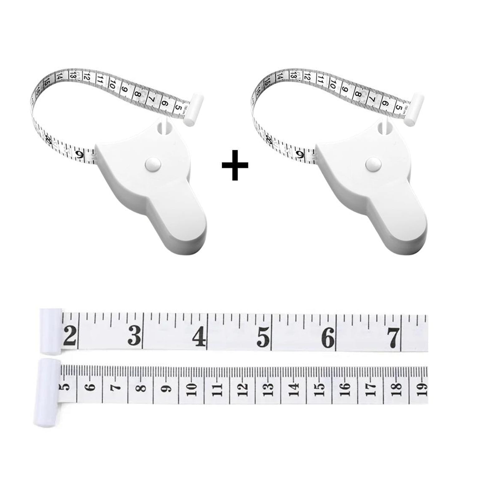 Body Measuring Tape, 60 Inch Retractable Measuring Tape for Body: Waist ...