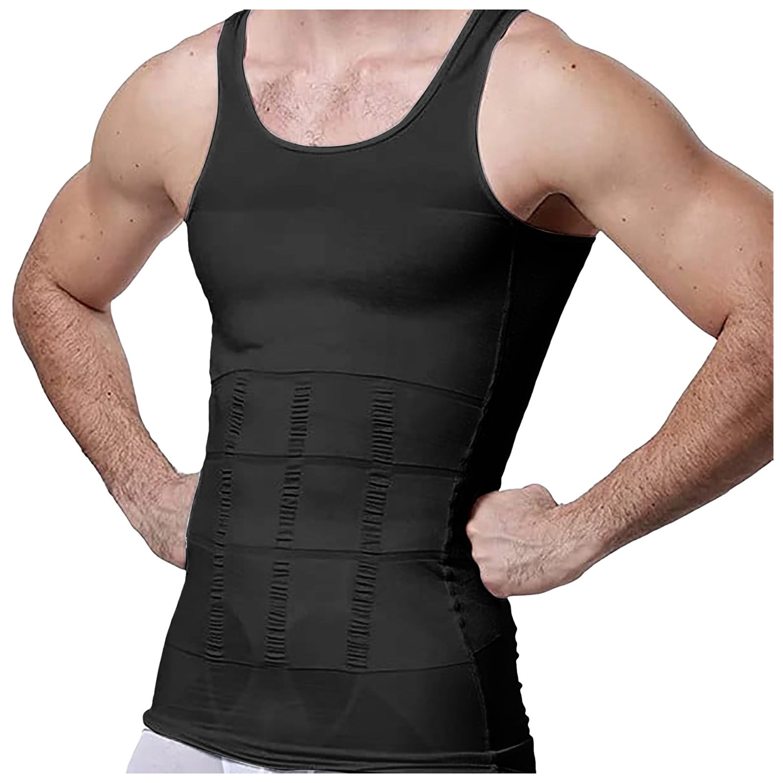 Body for Men Vest Lace Tops for Men Compression Shirt Gym Workout ...
