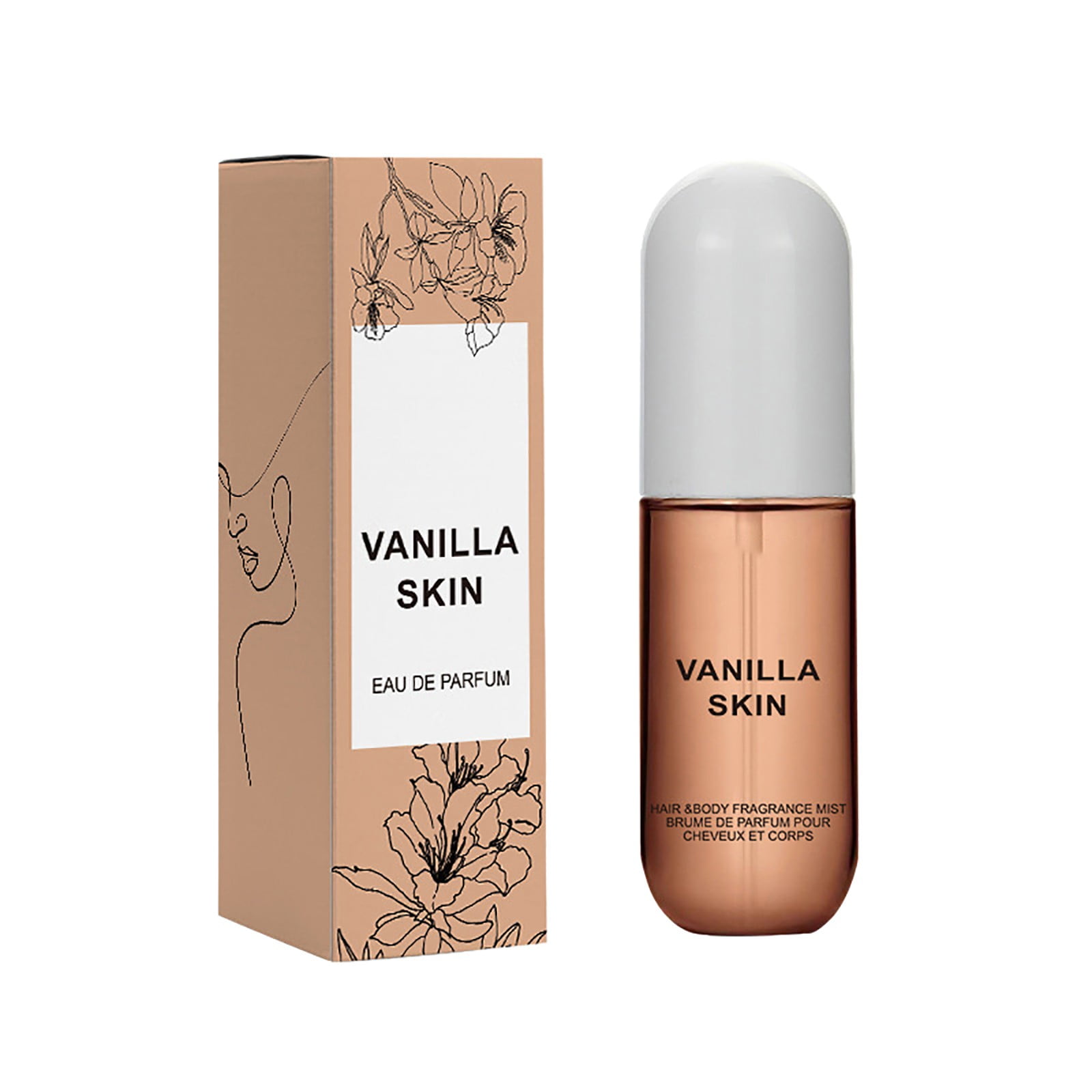 Body Mist Vanilla Skin, Vanilla Skin Perfume, Vanilla - Body & Hair Fragrance Mist, Eau De ...