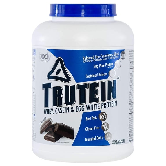Body Nutrition Trutein Protein Powder, Chocolate Flavor, 4 lb, Low Carb ...