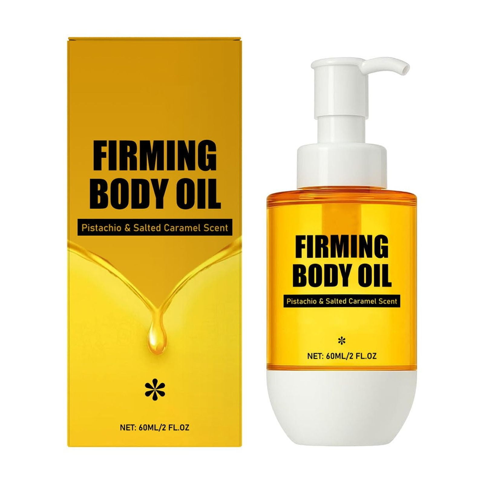 Body Oil, 2fl.oz / 60ml – Non-Greasy Texture, Salted Caramel Scent ...