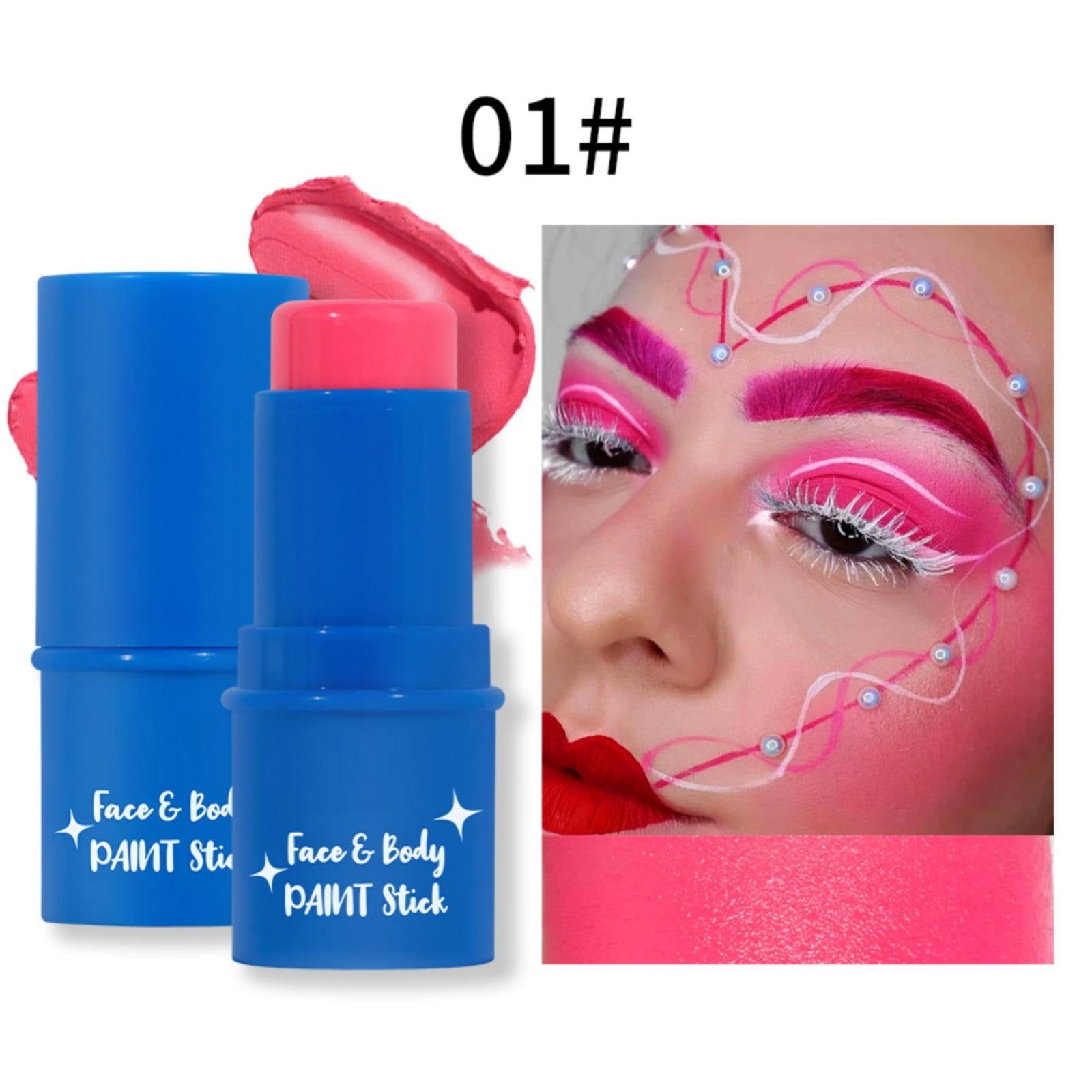 Body Paint Balm Border Makeup Face Water Soluble Fluorescent Face Stage ...