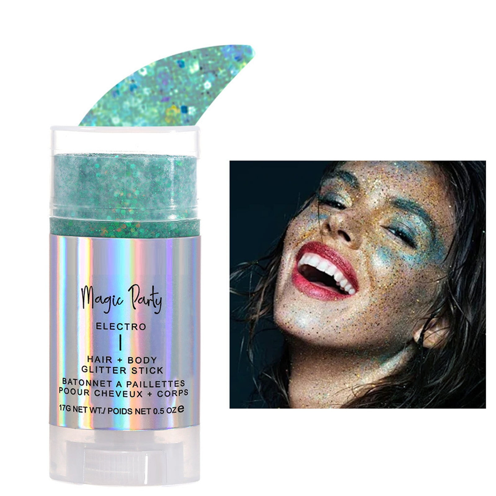 Body Paint Makeup Glitter Stick Sequins Pearlescent Stage Party Body ...