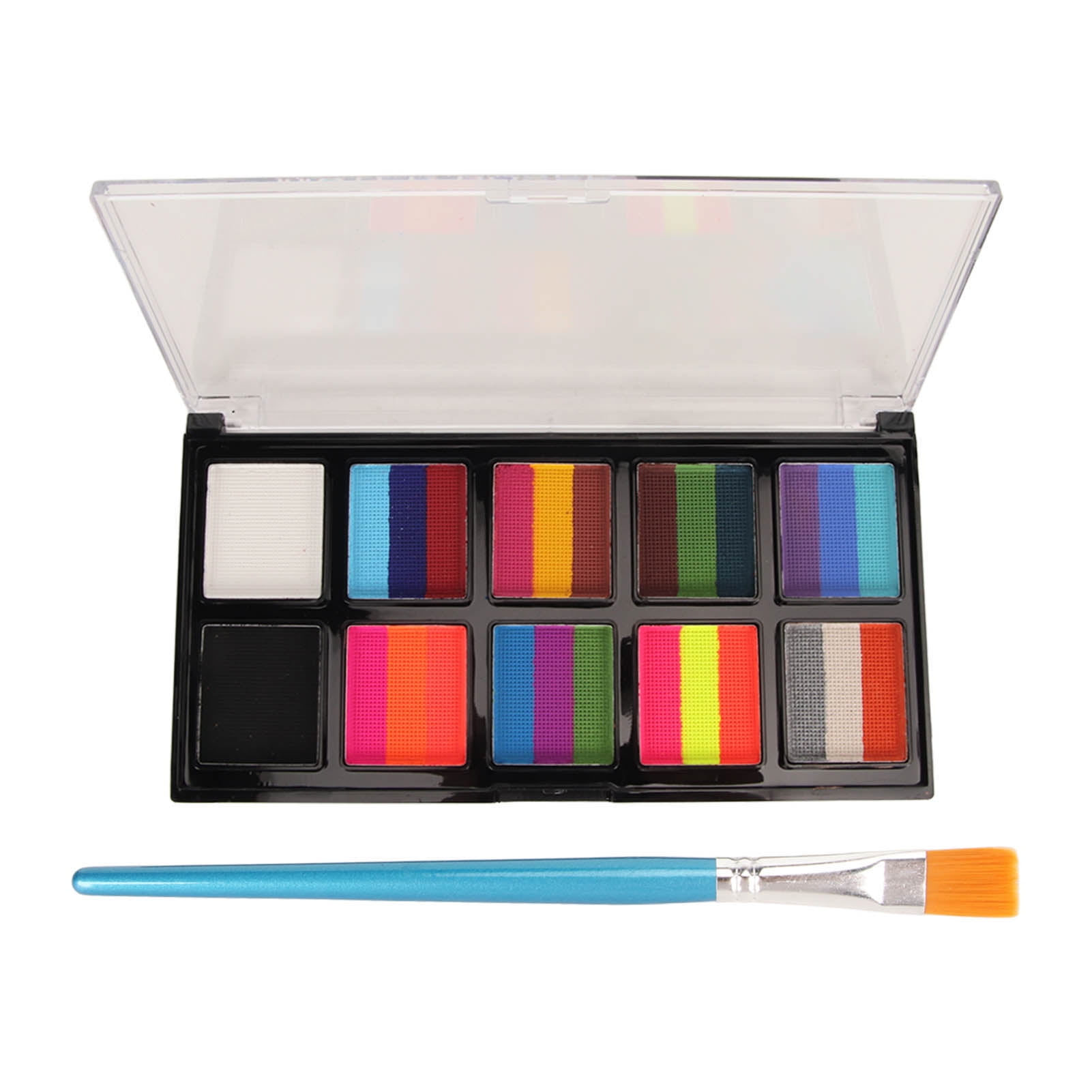Body Painting Palette, Professional Body Paint Palette Water Based, 10 ...