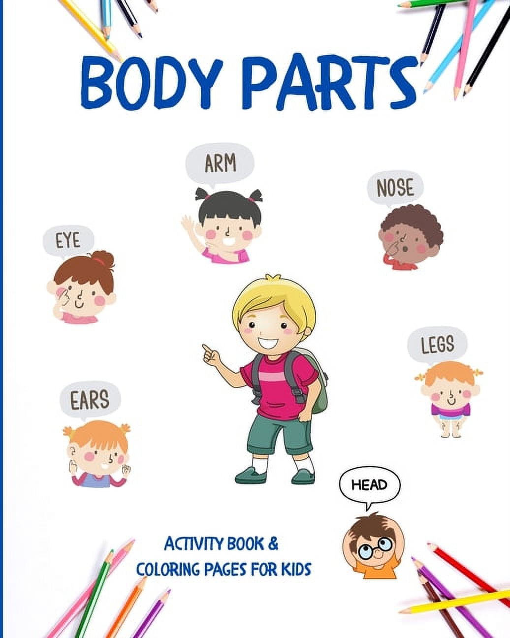 Human Body Parts Coloring Pages For Kids