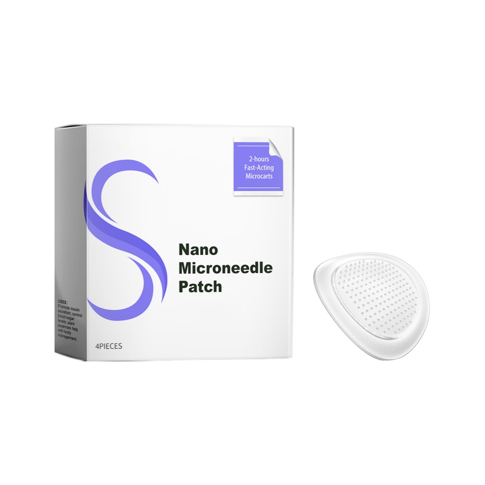 Body Patch Nanosmicroneedle Patch -4Pcs, For Women And Men,Body Patch ...