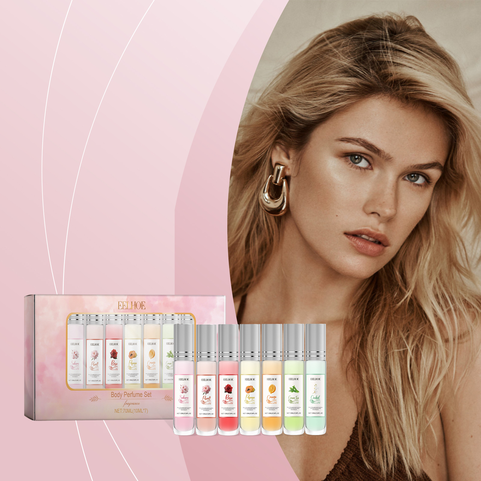 Body Perfume Set, Light and Elegant Variety Fragrance Body Fragrance ...