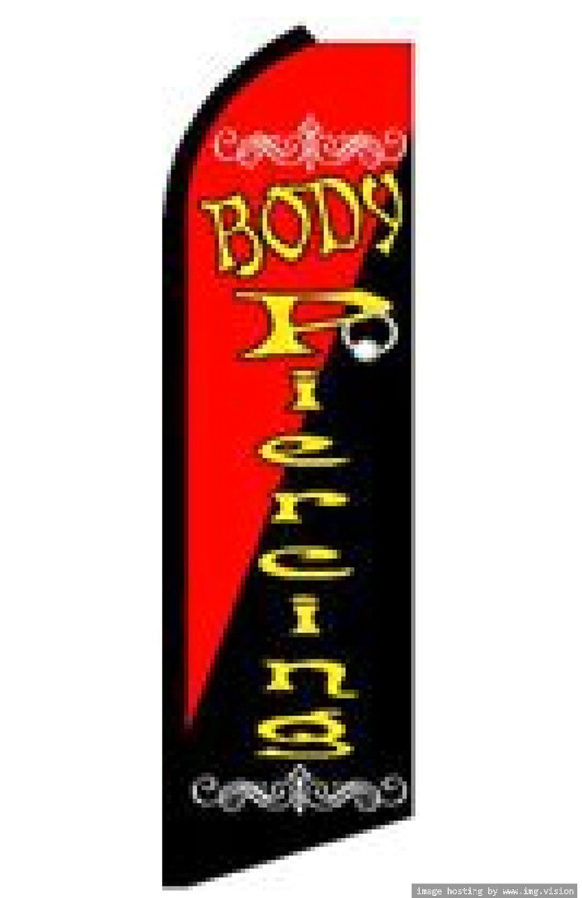 Body Piercing Swooper flag Without Pole Advertisement /Business Flags ...