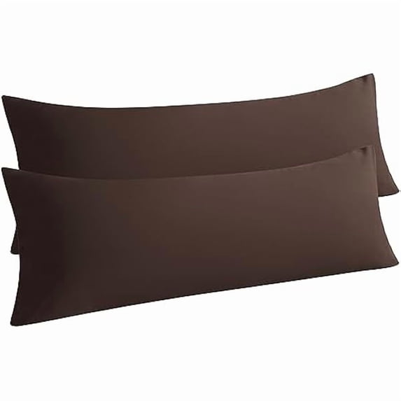 Body Pillow Cases Set of 2, 2 Pack Brushed Microfiber 20x54 Inches ...
