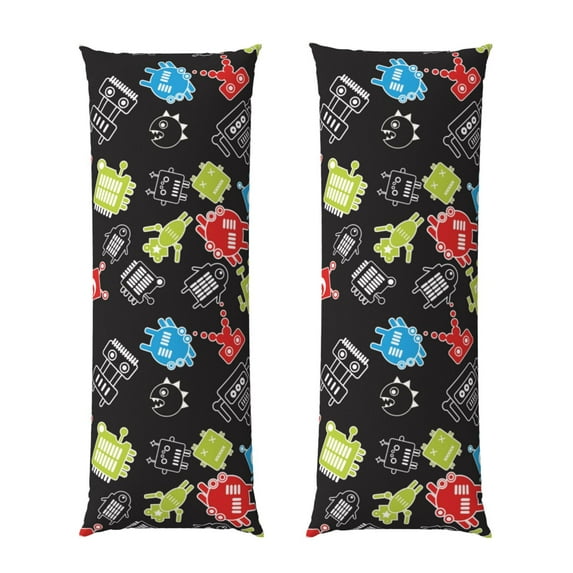 Body Pillow Cover, Abstract Cartoon Robot Printing Cooling Body Pillow Pillowcase Breathable ...