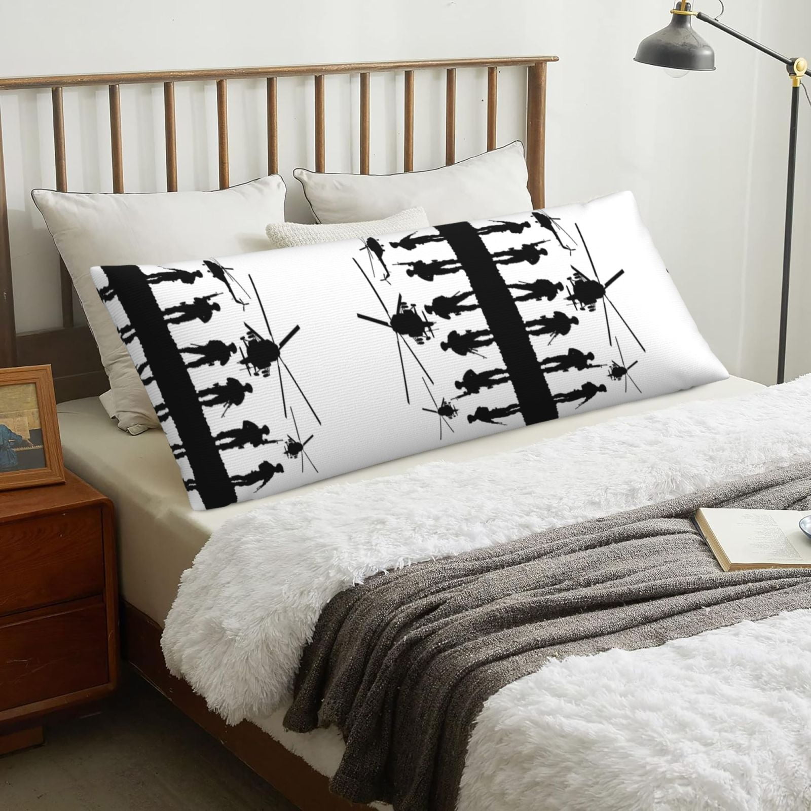 Body Pillow Cover - Army Soldiers With Sniper Rifle On Duty Soft Body ...