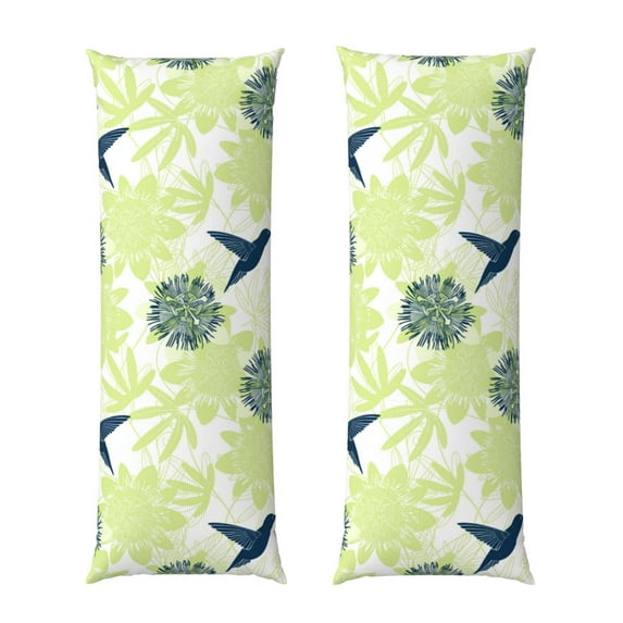 Body Pillow Cover, Art Deco Hummingbird Printing Cooling Body Pillow ...