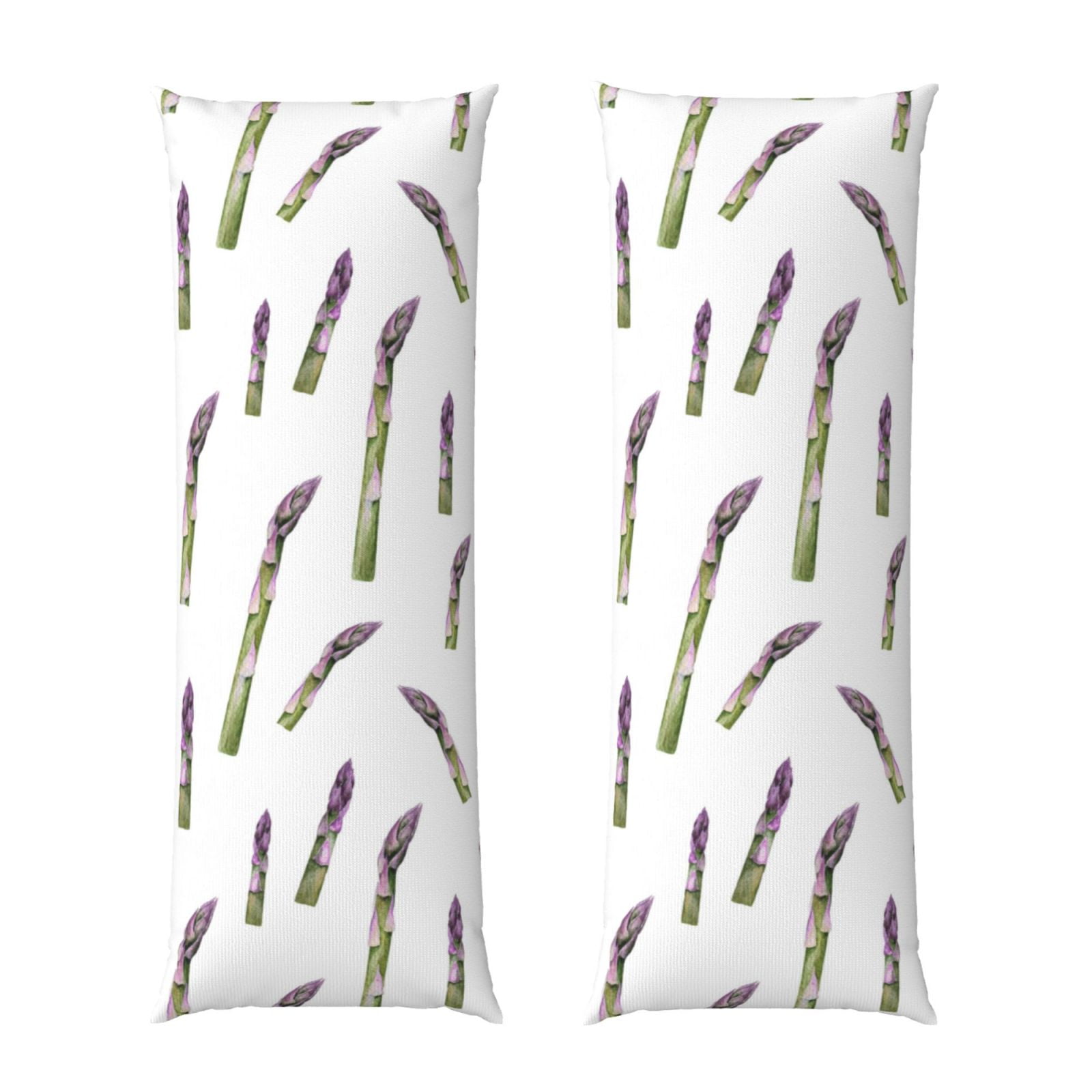 Body Pillow Cover - Asparagus Print purple Super Soft Body Pillow Cover ...