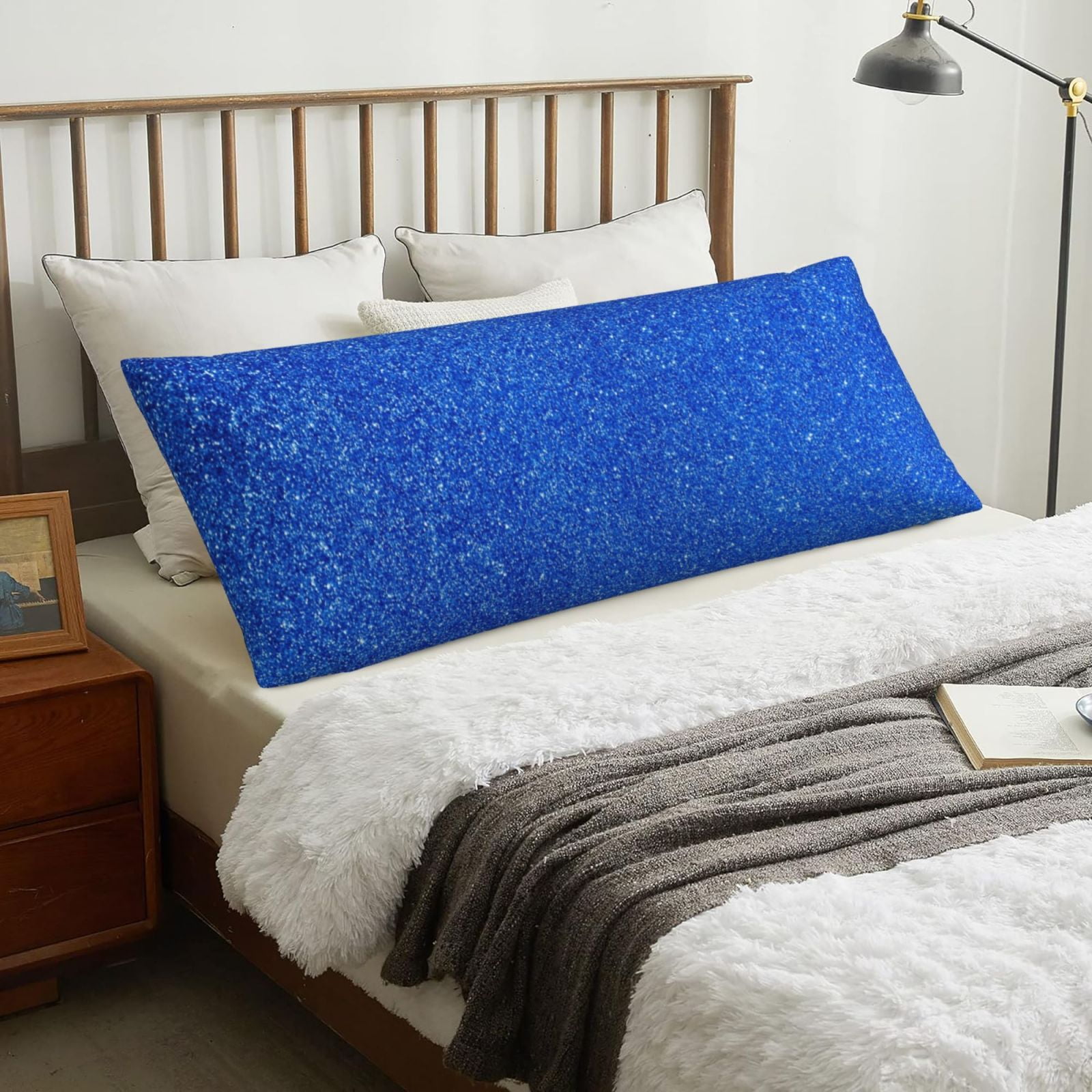 Body Pillow Cover - Blue Glitter (2) Printing Cooling Body Pillow ...