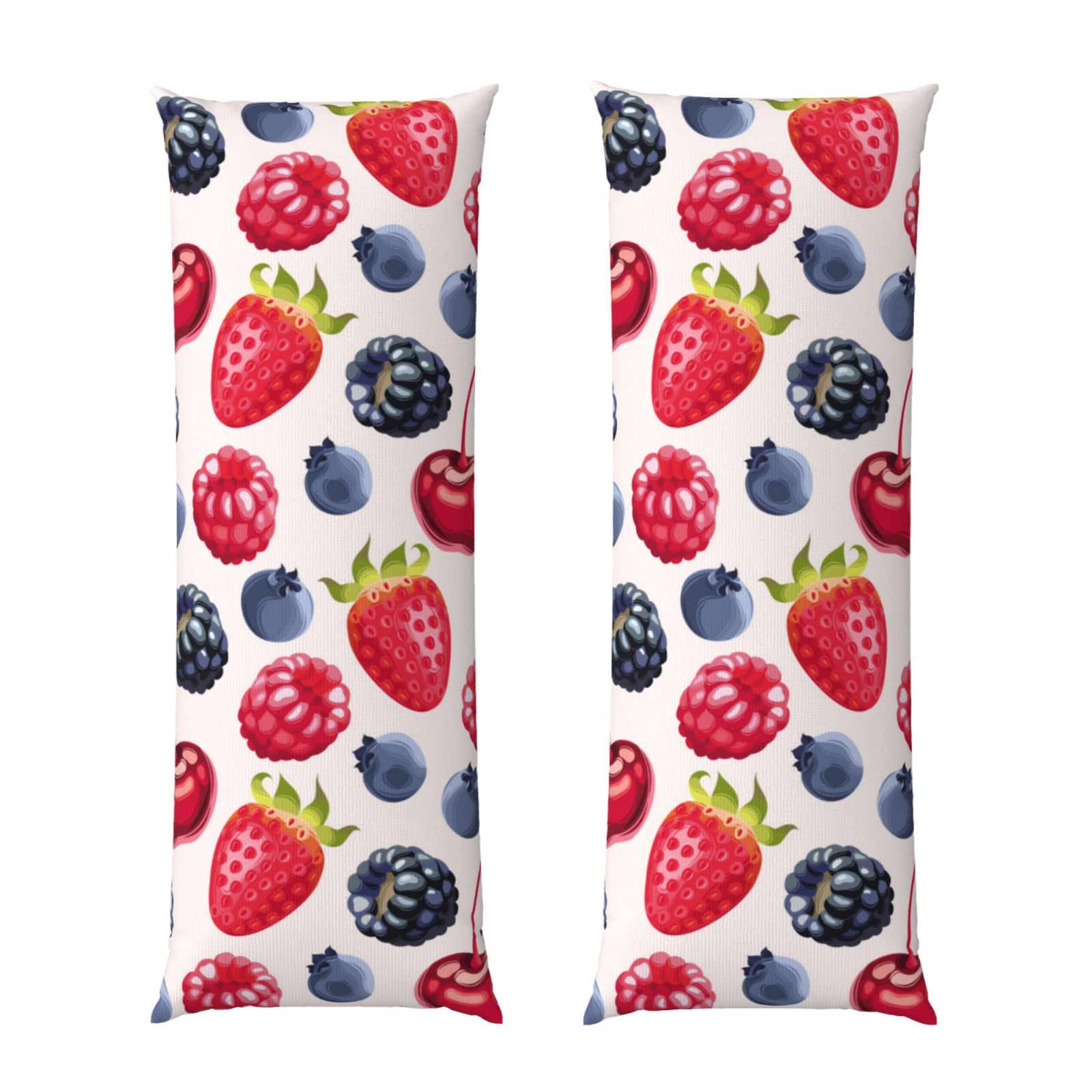 Body Pillow Cover - Blueberry red Print Super Soft Body Pillow Cover ...