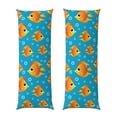 Body Pillow Cover, Bright Golden Cartoon Fish Printing Cooling Body ...