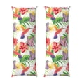 Body Pillow Cover Butterflies Flowers Hummingbirds Body Pillow Cases ...