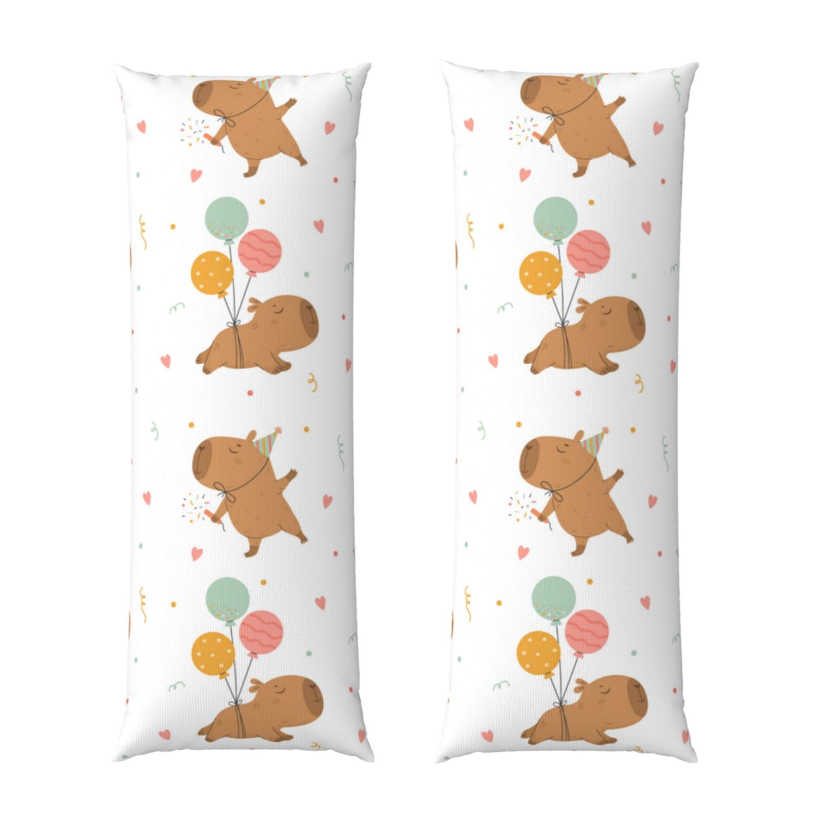 Body Pillow Cover, Capybaras Birthday Body Pillow Pillowcase With ...