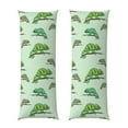 Body Pillow Cover, Cartoon Chameleon Cute Lizard Printing Cooling Body ...