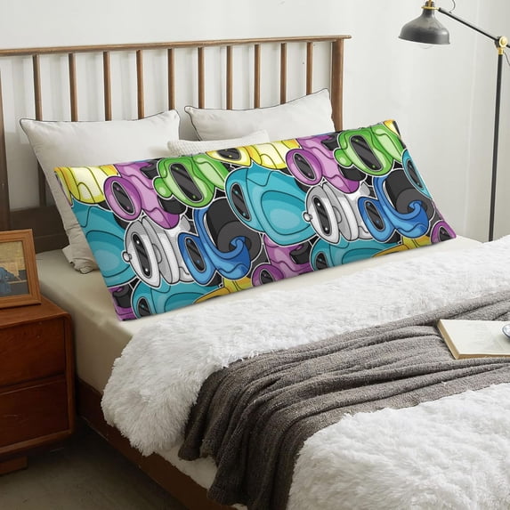 Body Pillow Cover - Color robot Soft Body Pillow Pillowcase, funny ...