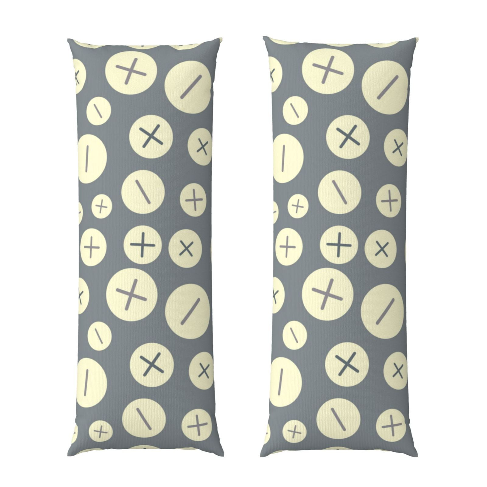 Body Pillow Cover, Comical Math Symbol Print Body Pillow Pillowcase ...