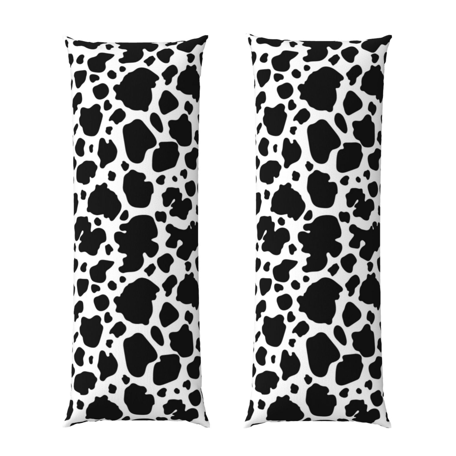 Body Pillow Cover, Cute Cow Print Black White Printing Cooling Body ...