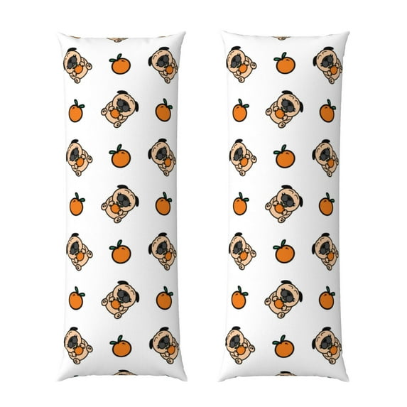 Body Pillow Cover, Cute French Bulldog Orange Printing Cooling Body ...