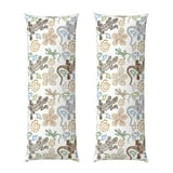 Body Pillow Cover, Cute Gecko Lizard Artistic Printing Cooling Body ...